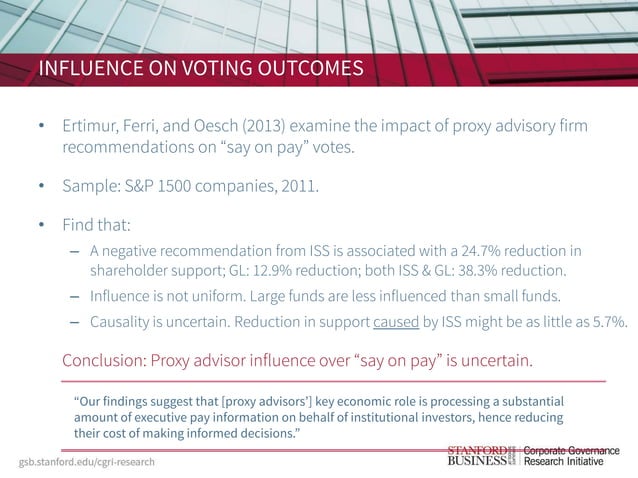 Proxy Advisors - Research Spotlight | PDF | Business Accounting ...