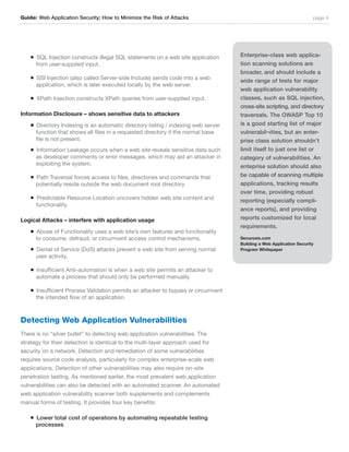 Web Application Security Guide by Qualys 2011 | PDF