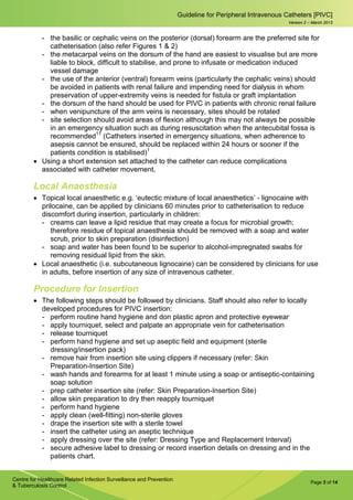 IV Cannula Infection | PDF