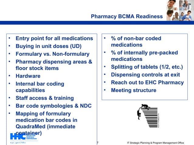 BCMA Pharmacy Presentation | PPT | Healthcare Industry | Industries