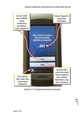 Panduan Sederhana Penggunaan GPS Garmin Montana 650 | PDF
