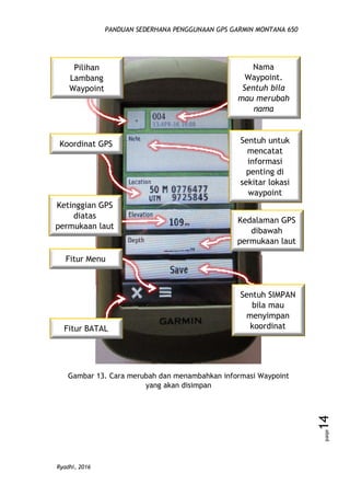 Panduan Sederhana Penggunaan GPS Garmin Montana 650 | PDF