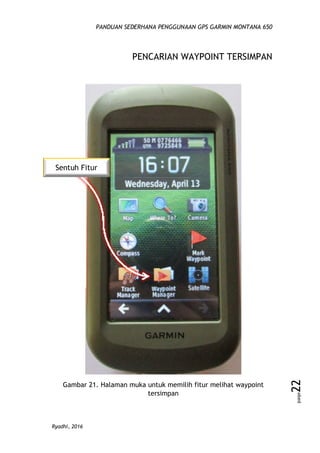 Panduan Sederhana Penggunaan GPS Garmin Montana 650 | PDF