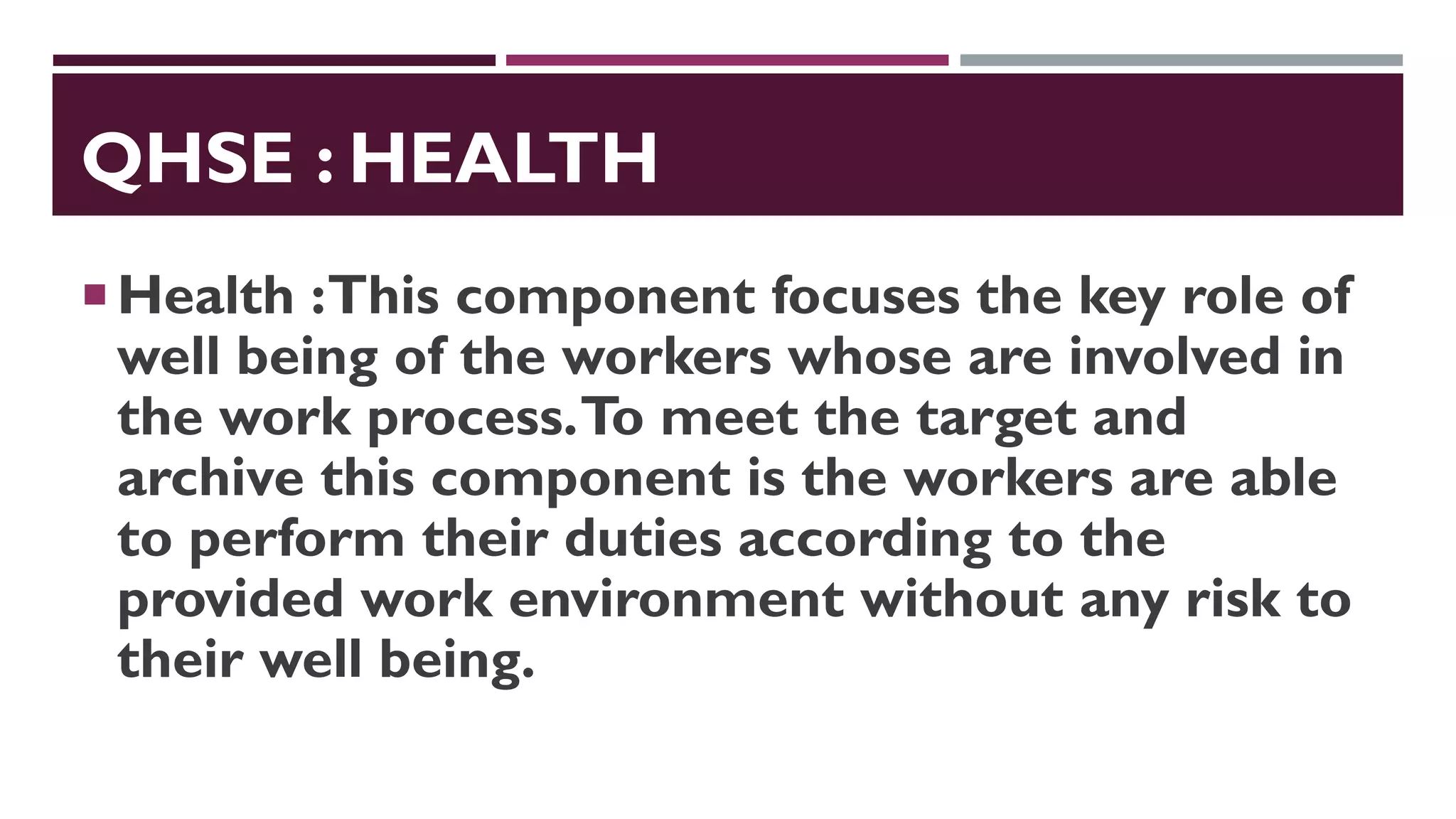QHSE for Chemical logistics in Thailand | PPT
