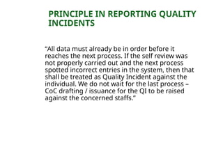 Quality Incidents - Definition and Implementation- 2013.pptx