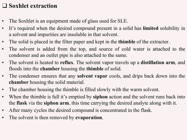 Conventional and modern methods of Extraction | PPTX
