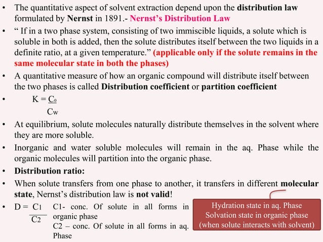 Conventional and modern methods of Extraction
