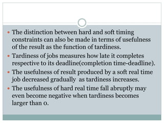 Hard versus Soft real time system | PPT