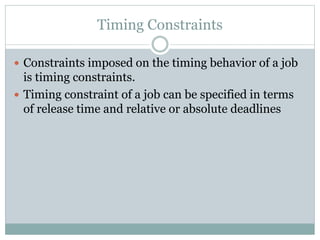 Hard versus Soft real time system | PPT