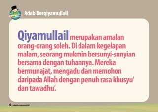 Adab Qiamullail | JomSolat | PDF
