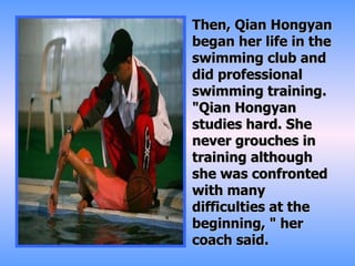 Qian Hongyan - The Basketball Girl | PPT