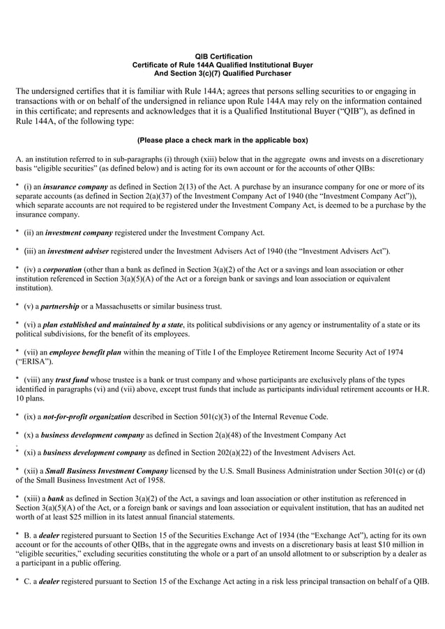 Qib Certification | PDF