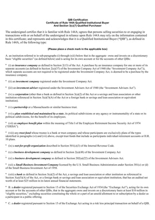 Qib Certification | PDF