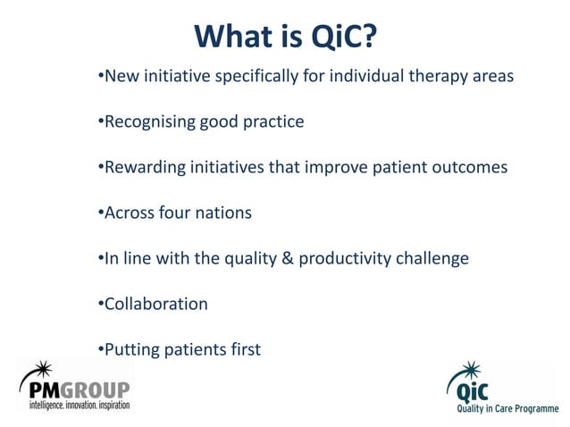QiC Programme Presentation | PPT