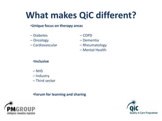 QiC Programme Presentation | PPT