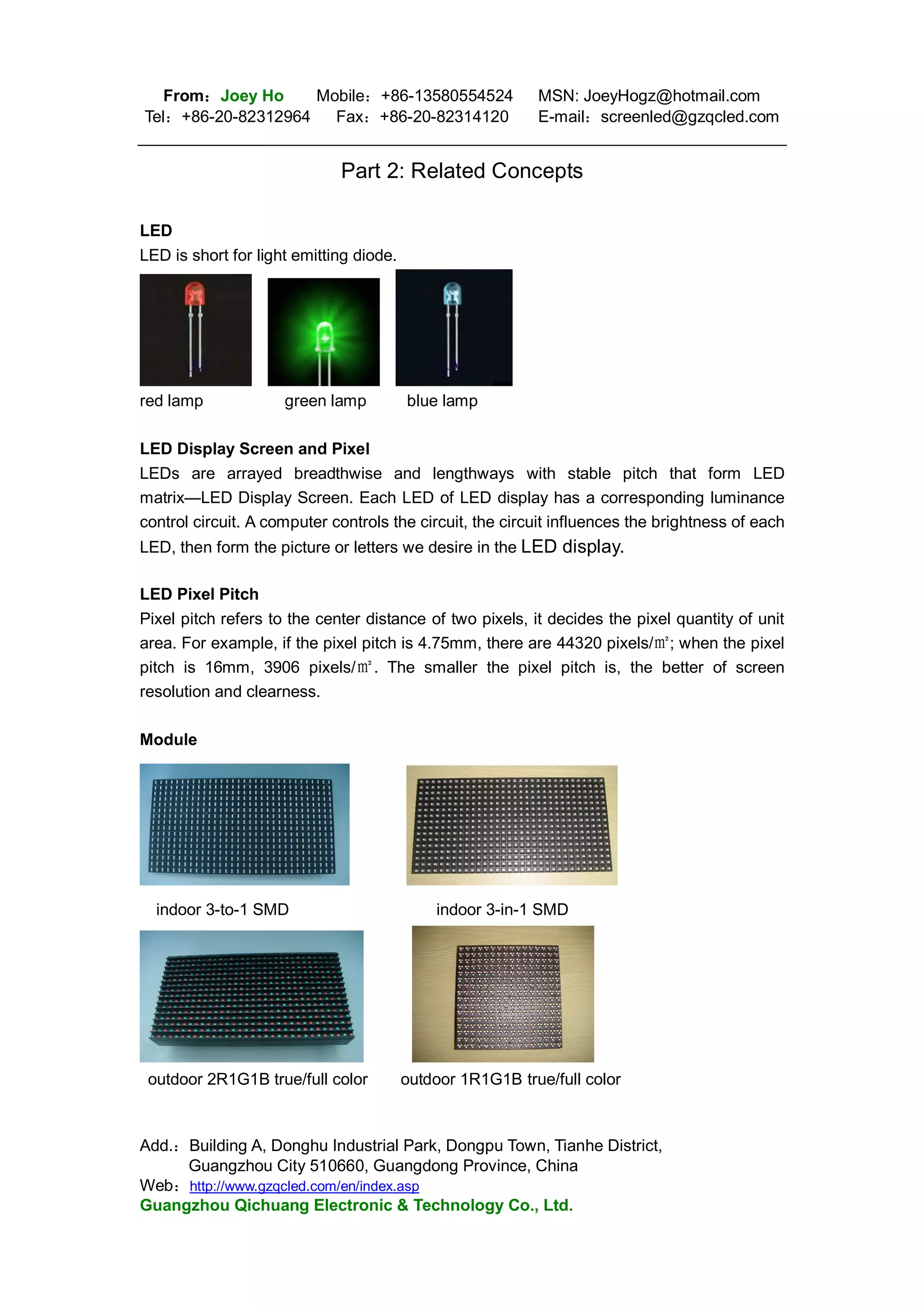 Full color led display-Qichuang catalogue | PDF