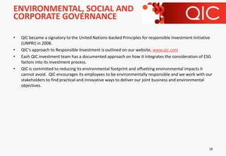 QIC's story | PPT