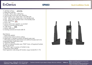 Quick Installation Guide EP802 English | PDF