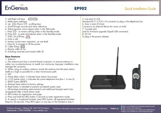 Quick Installation Guide EP902 English | PDF