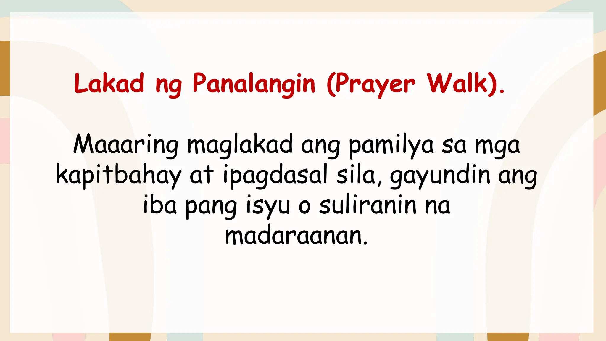 QII Week 4 Values Education 7(Panalangin Bilang Matibay na Pundasyon ng ...