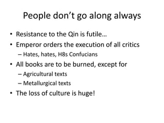 Qin and Han Dynasties | PPTX