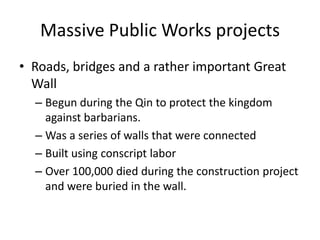 Qin and Han Dynasties | PPTX