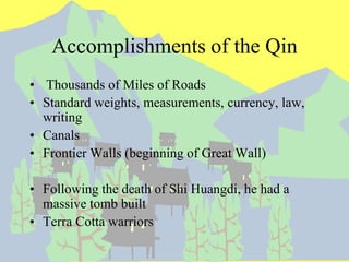 Qin dynasty | PPTX