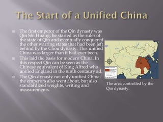 Qin dynasty | PPTX