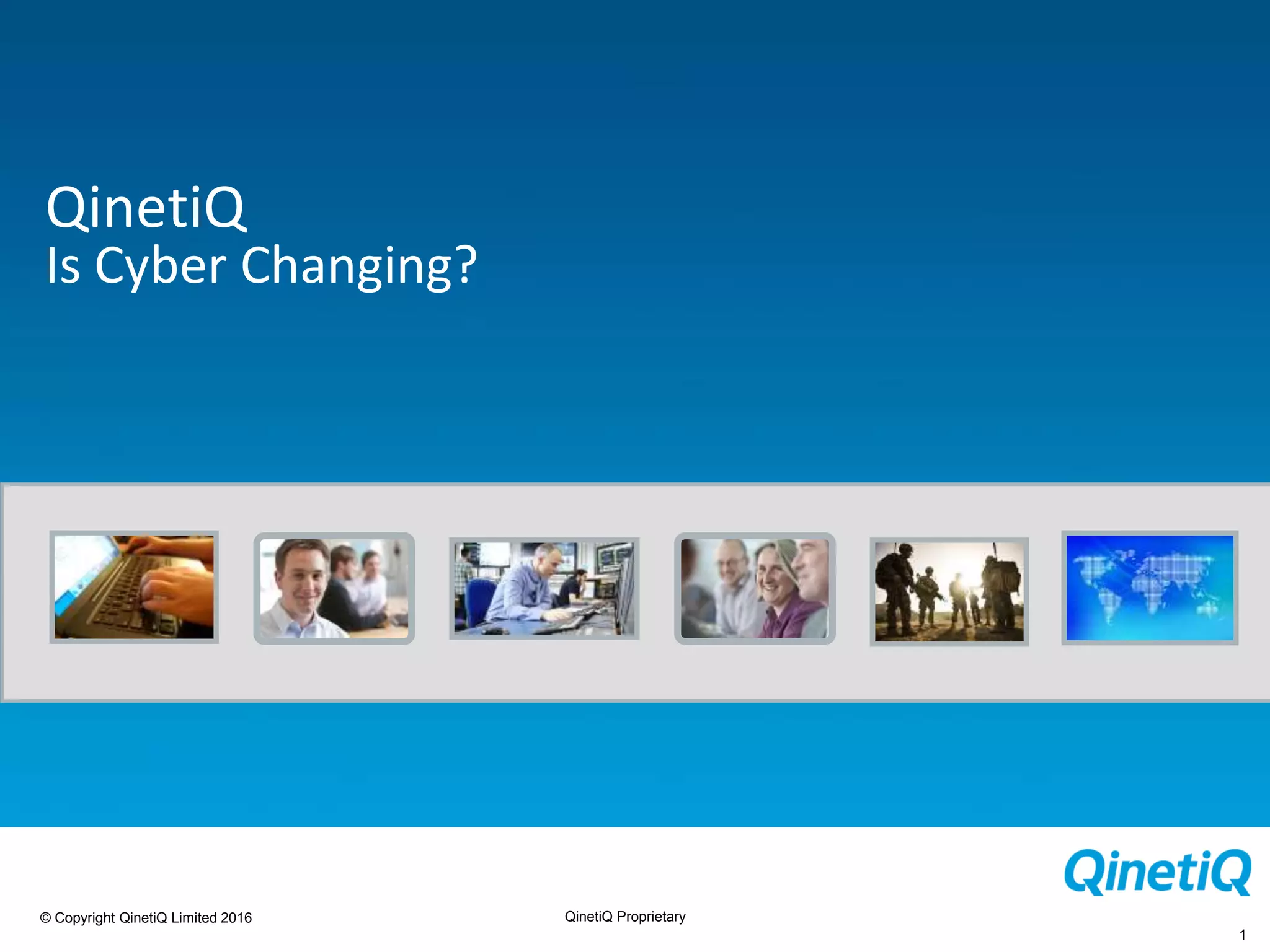 Bryan Lillie, CTO and Cyber Security - QinetiQ | PPTX