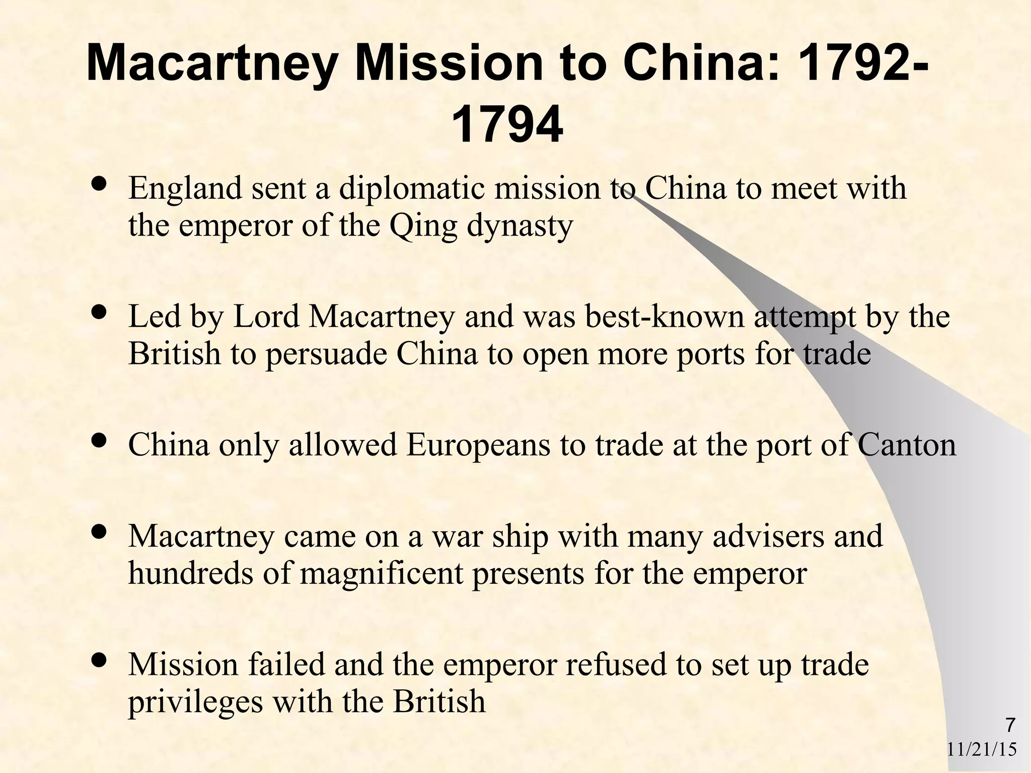 Qing Dynasty China 19th Century | PPT