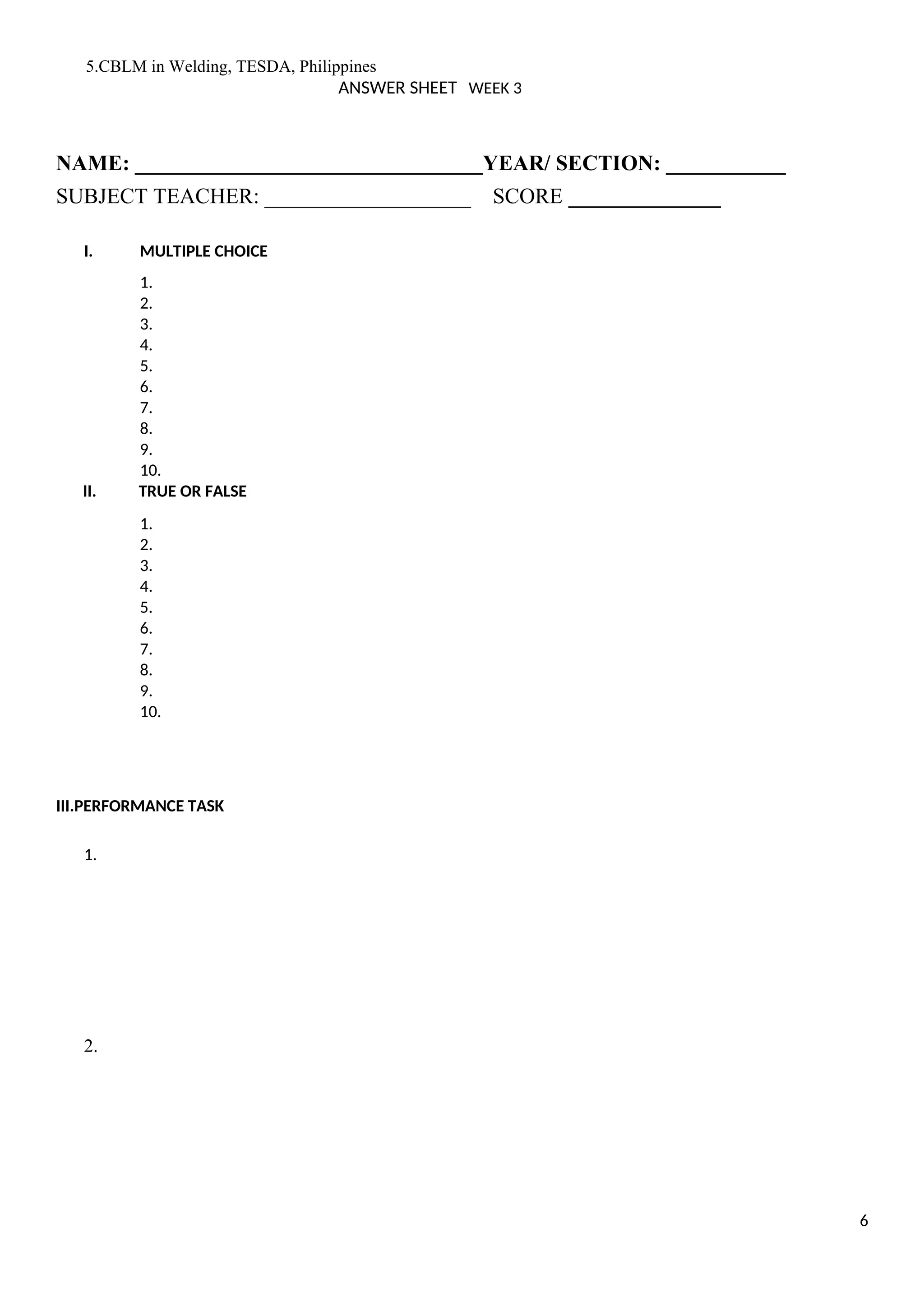 shielded metal arc weldiong nc 1 module 2Q I Nikolai Week 3-4.docx