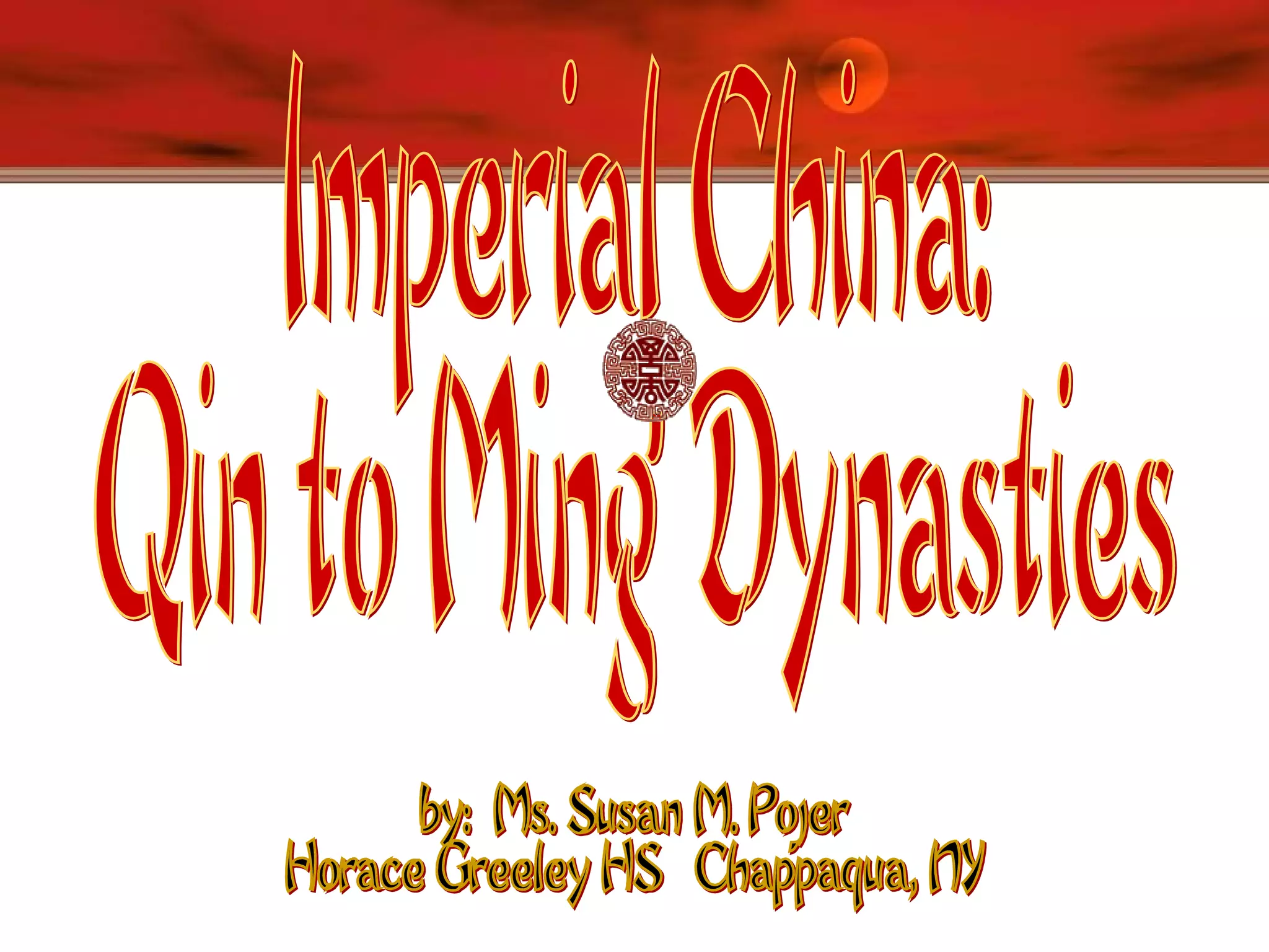 Qinto ming | PPT | Asia Travel | Travel Locations