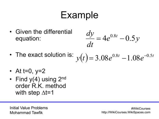 Initial valueproblems | PPT