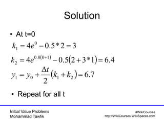 Initial valueproblems | PDF