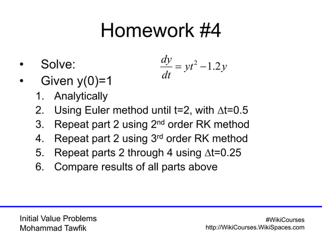 Initial valueproblems | PPT