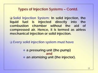 Qip ice-12-fuel injection systems | PPT