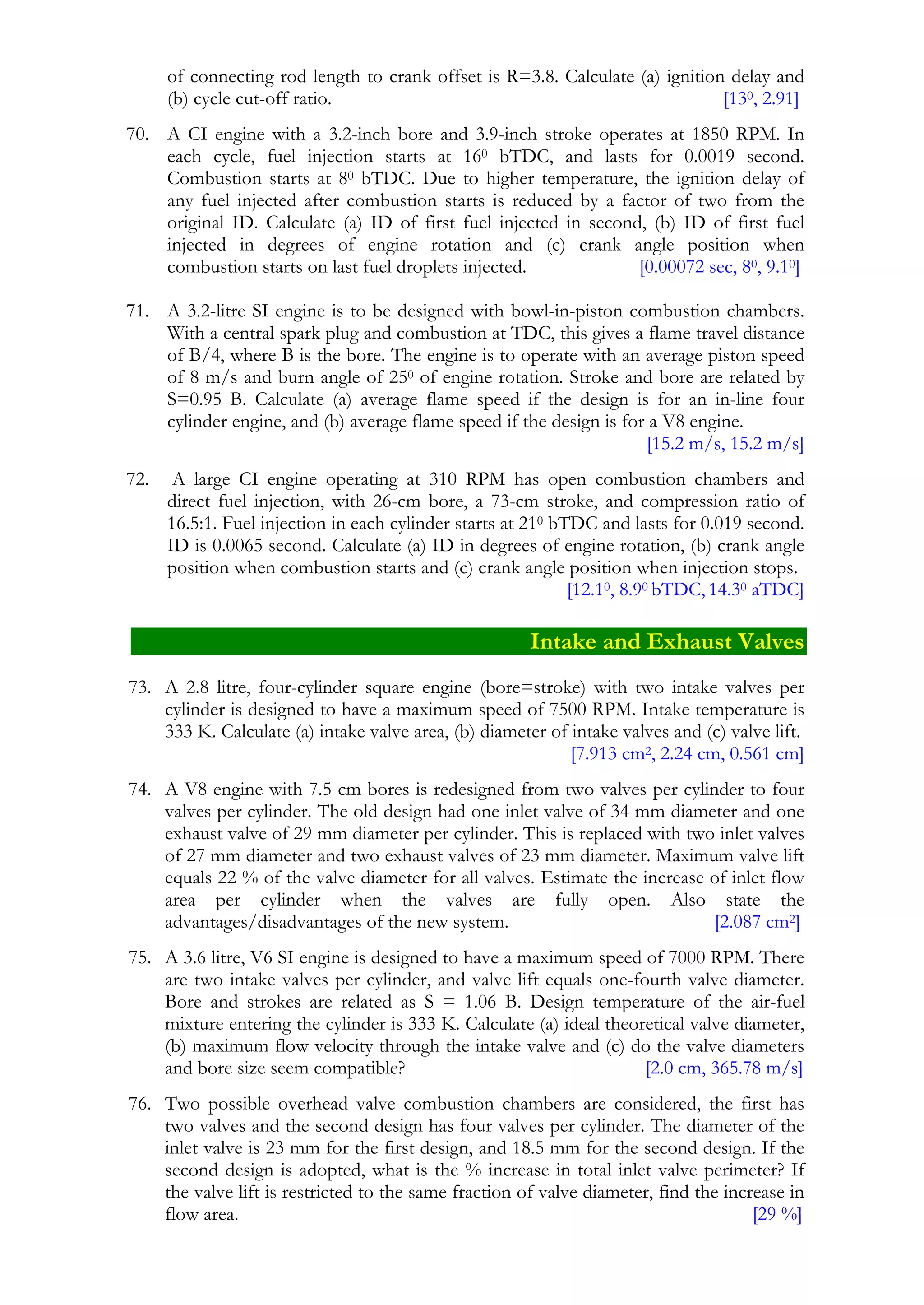FMP Fram Machinary And Power numericals | PDF