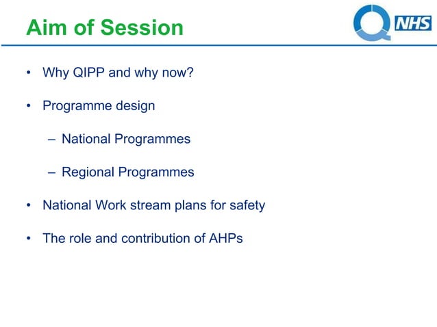 Qipp increasing productivity using existing resources | PPT