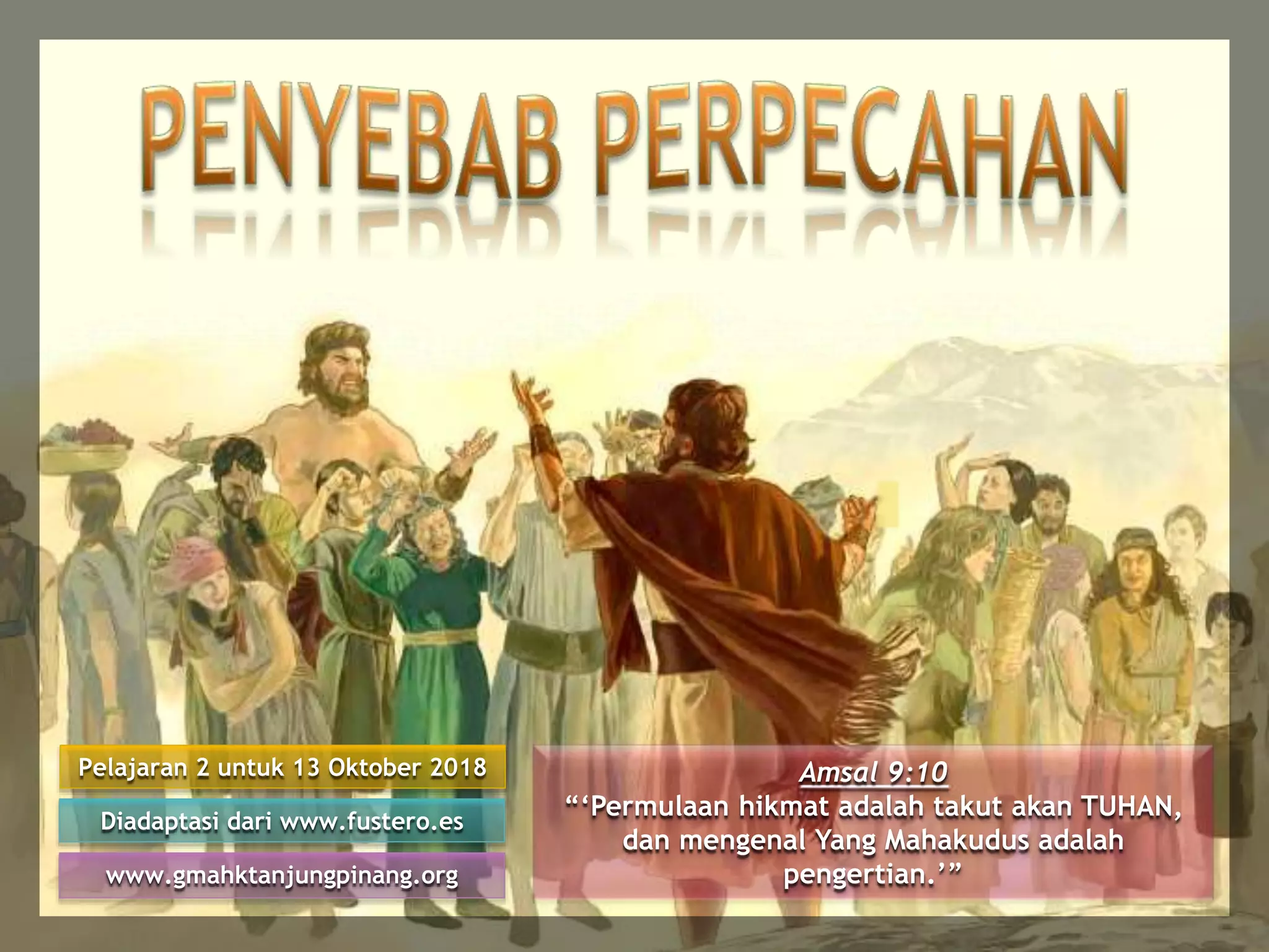 Pelajaran sekolah sabat ke 2 triwulan IV 2018 | PPT