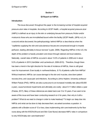 QI Report on HAPUs | DOCX