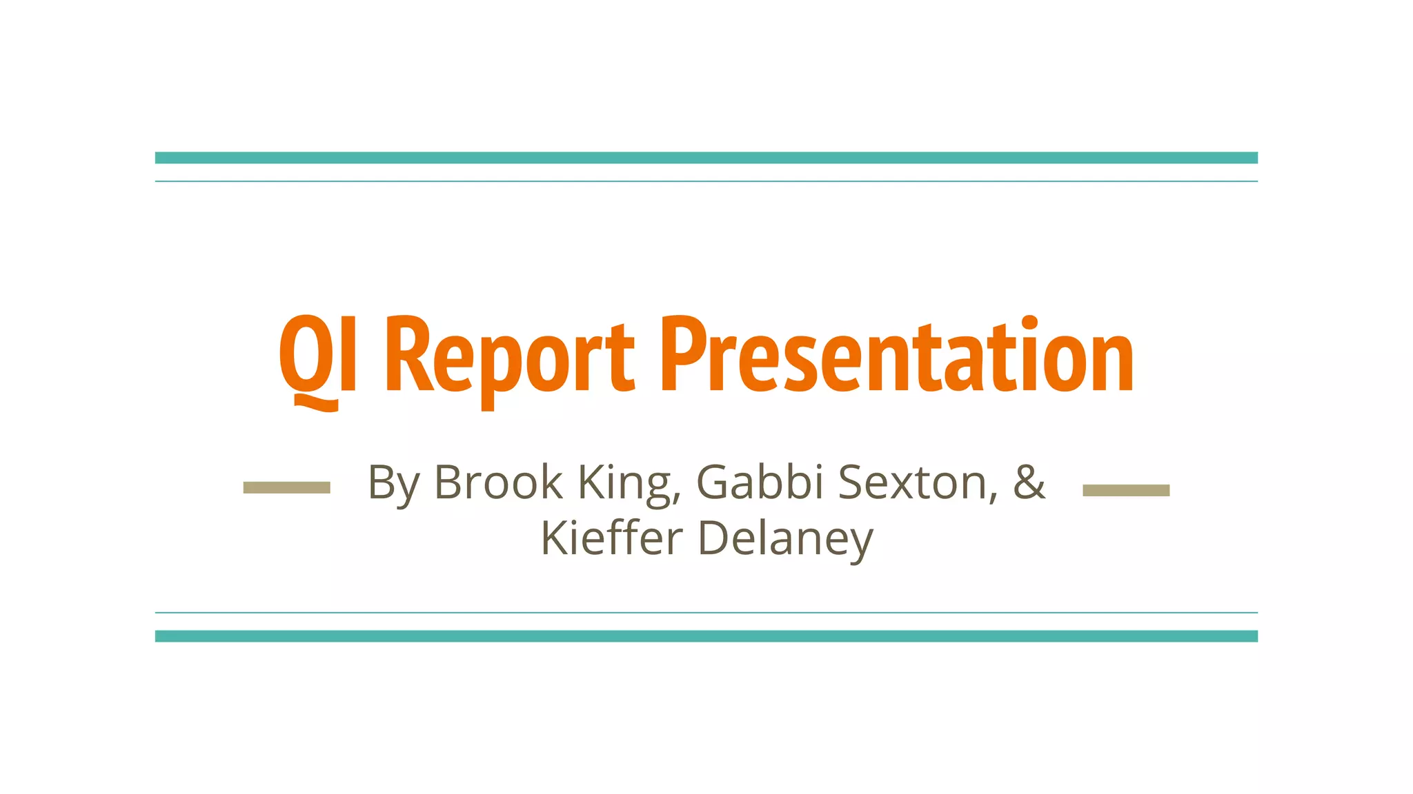 Qi report presentation | PDF