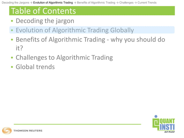 Overview and Evolution of Algorithmic Trading | PPT