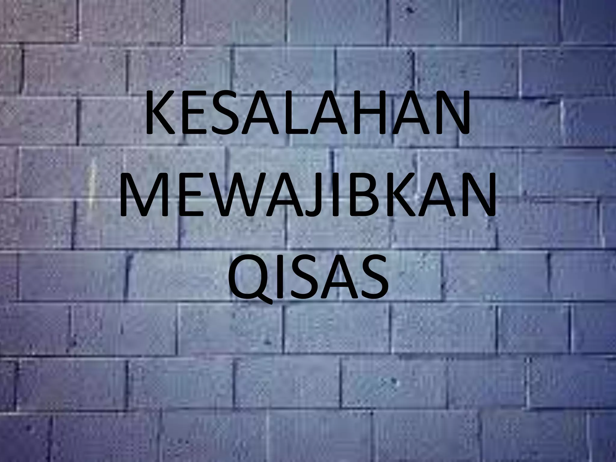 Qisas,diyat | PPTX