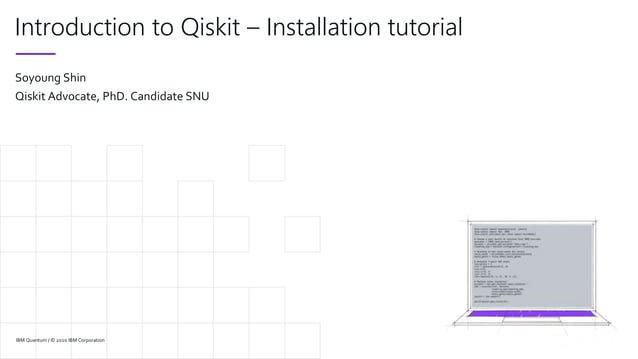 Qiskit installation guide | PPT
