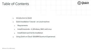 Qiskit installation guide | PPT