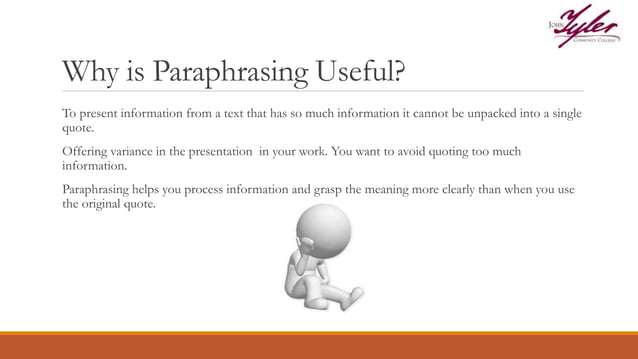 Paraphrasing | PPTX