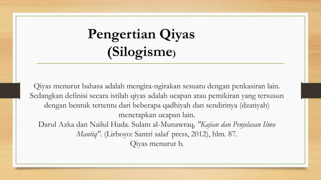 Qiyas | PPTX