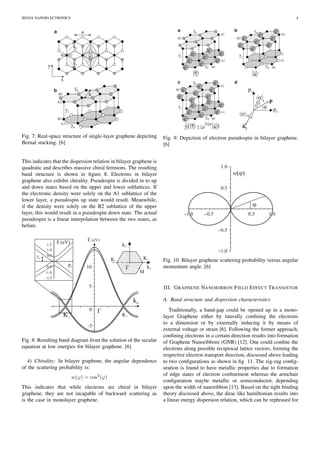 Graphene Field Effect Transistor | PDF