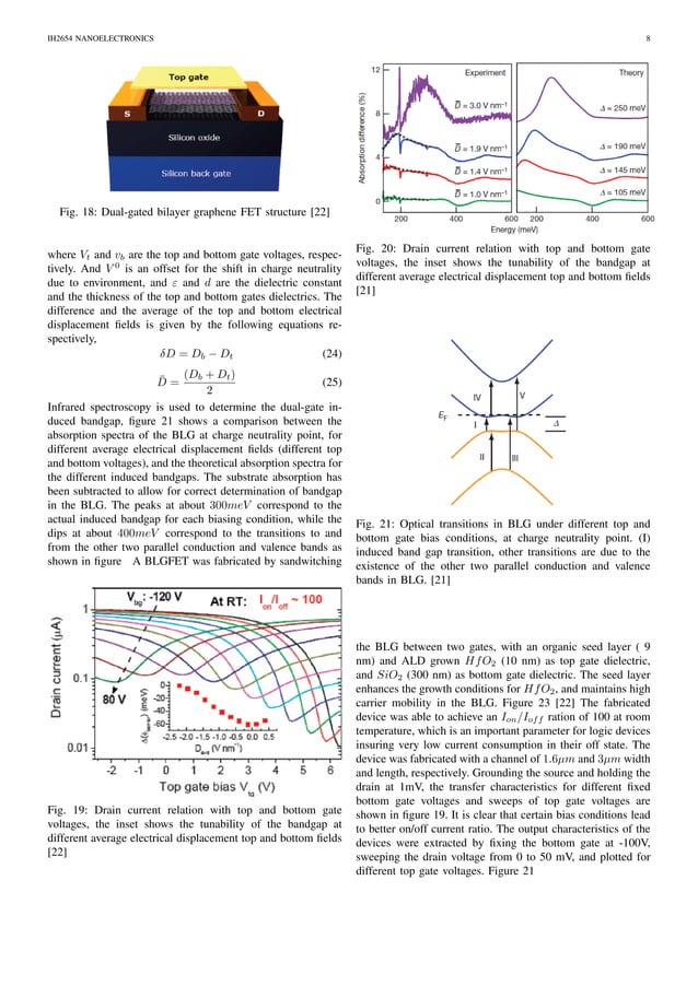 Graphene Field Effect Transistor | PDF