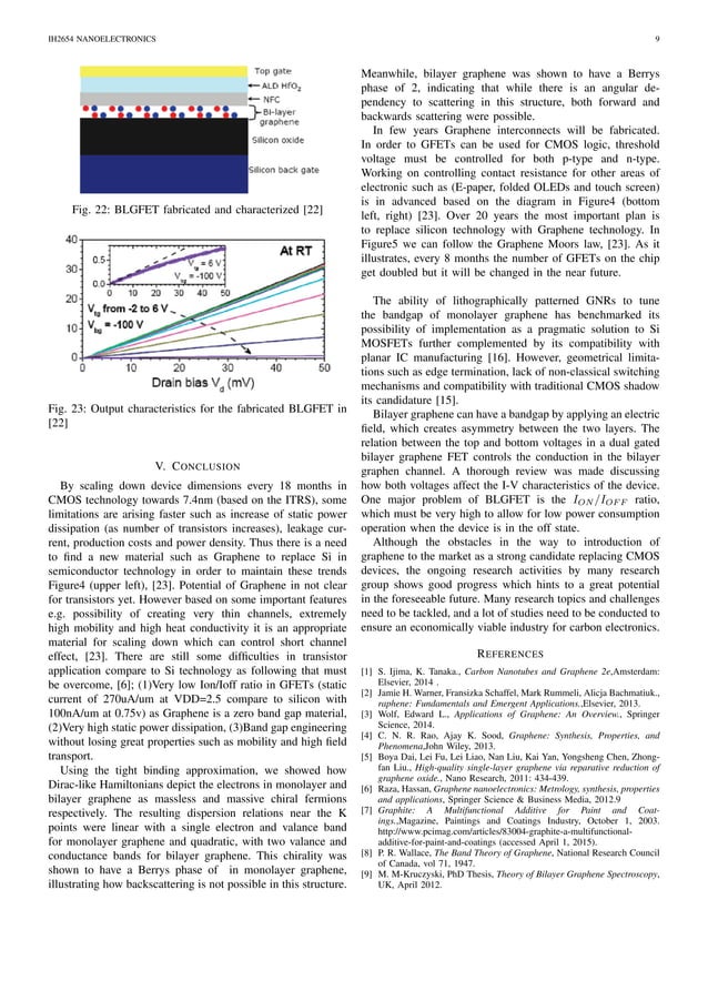 Graphene Field Effect Transistor | PDF